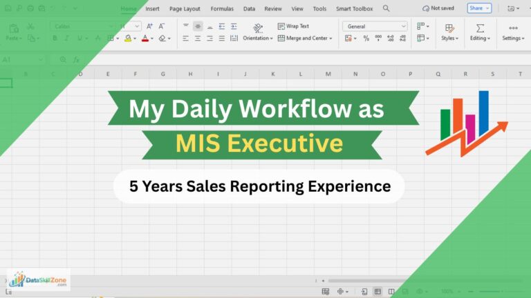 MIS Executive Daily Workflow: 5 Years Sales Reporting Experience